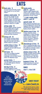 Menu - The Loading Dock - St. Louis' Only Waterfront Entertainment ...